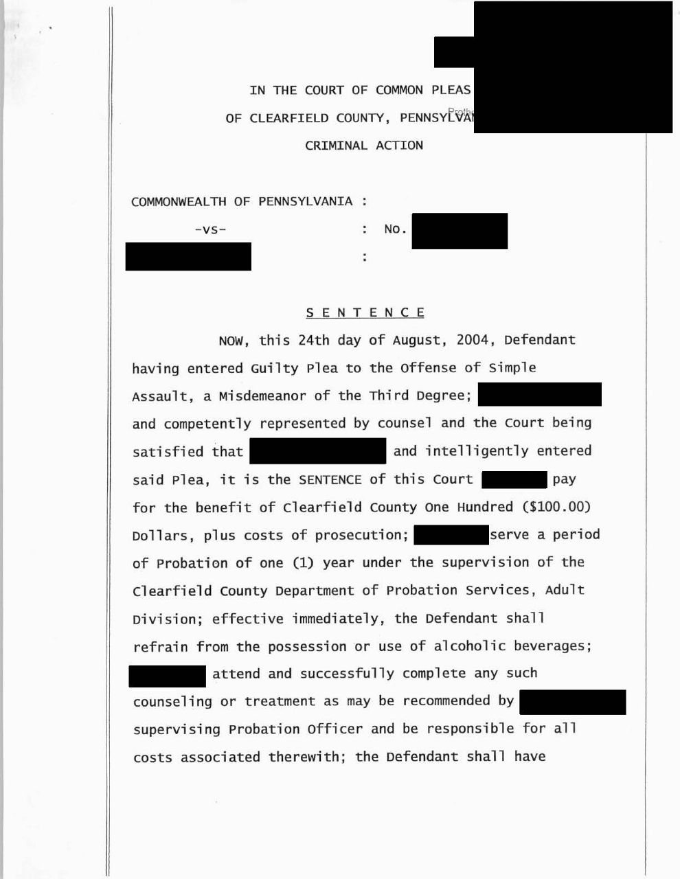 Documents and Requirements | Board of Pardons | Commonwealth of Pennsylvania